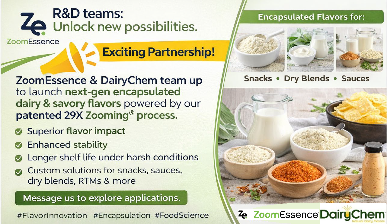 ZoomEssence and DairyChem Announce Strategic Partnership to Deliver ...